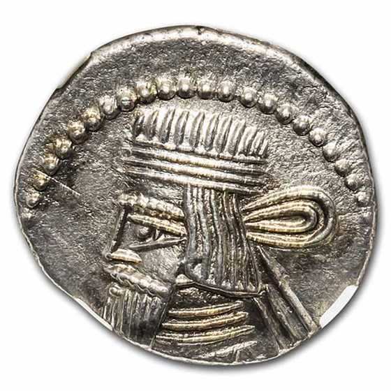 Buy Parthian Empire Silver Drachm Artabanus IV (10-38 AD) MS NGC | APMEX