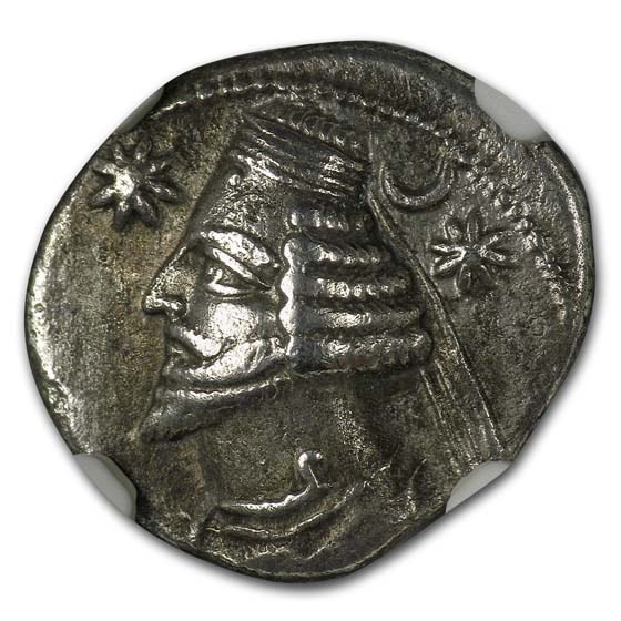 Buy Parthian Empire Silver Drachm Orodes II (57-38 BC) CH VF NGC | APMEX