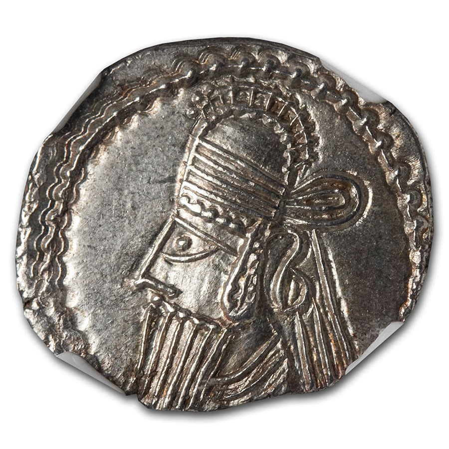 Buy Parthian Empire Silver Drachm Vologases IV (147-191 BC) CH MS NGC ...