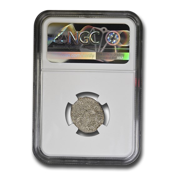 Parthian Empire Silver Drachm Vologases IV (AD 147-191) Ch AU NGC