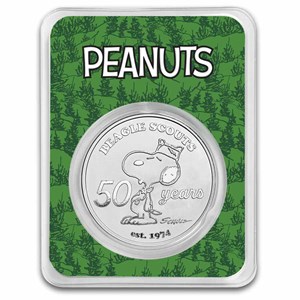 Buy Peanuts 1 oz Silver Beagle Scouts 50th Anniversary | APMEX
