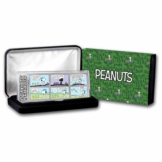 Peanuts® Beagle Scouts Comic 4 oz Silver Bar