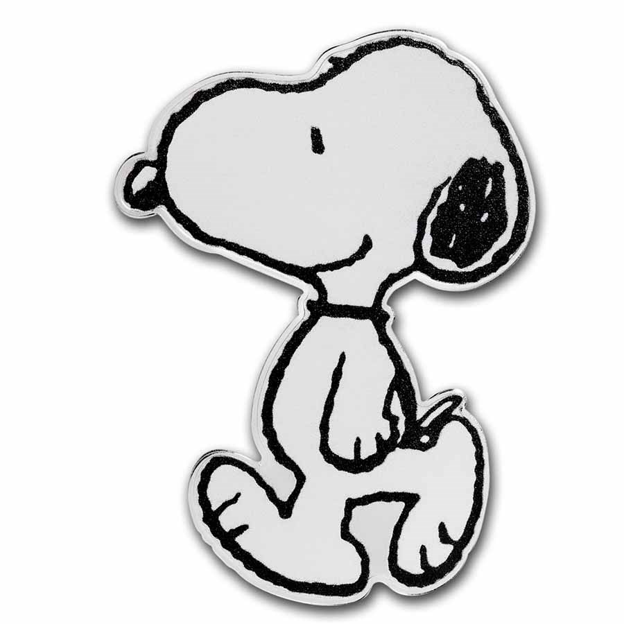 Buy Peanuts® Colorized Snoopy Shaped 1 oz Silver | APMEX