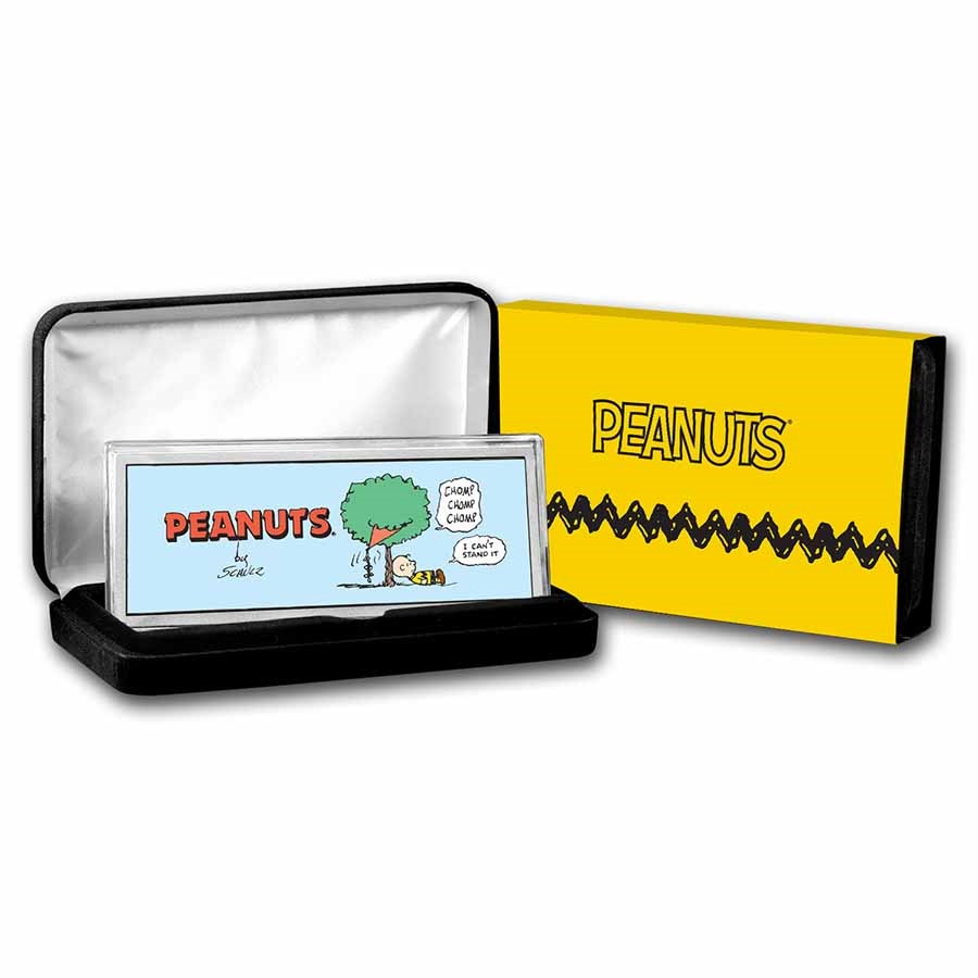Buy Peanuts® Kite-Eating Tree Comic 4 oz Silver Bar | APMEX