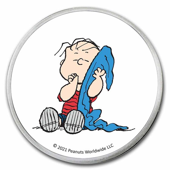 Buy Peanuts® Linus Van Pelt 1 oz Colorized Silver Round | APMEX