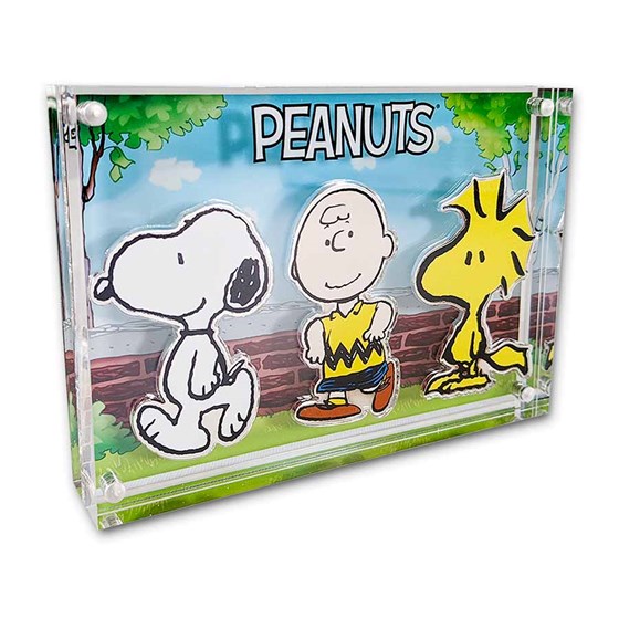 Buy 3 Peanuts Character Shaped 1 oz Silver Pieces | APMEX