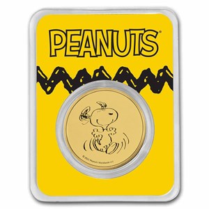 Buy Peanuts 1 oz Gold Snoopy Round in TEP | APMEX