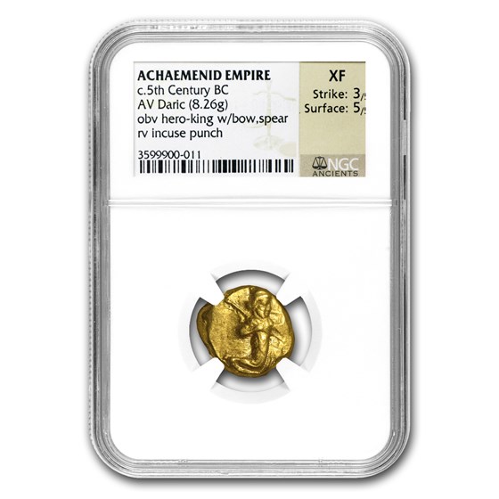 Buy Persian Gold Daric Ch XF NGC (5th Century BC) | APMEX