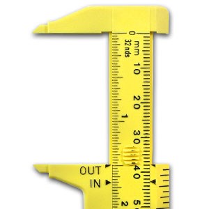 Buy Plastic Millimeter Pocket Coin Gauge/Calipers | APMEX