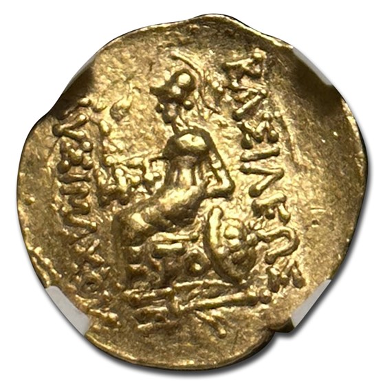Pontic Kingdom Gold Stater Mithradates VI (120-63 BC) AU NGC