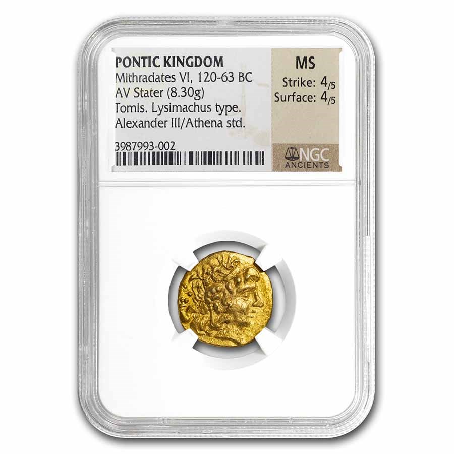 Buy Pontic Kingdom Gold Stater Mithradates VI (120-63 BC) MS NGC | APMEX