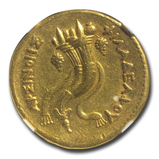 Buy Ptolemaic Kingdom Gold Octodrachm Arsinoe II (270/68 BC) XF NGC | APMEX