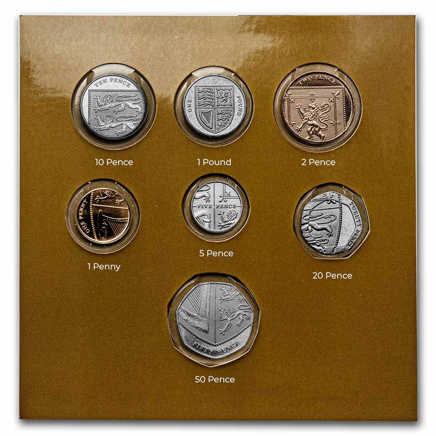 Buy Queen Elizabeth II Royal Shield of Arms 8-Coin Set | APMEX