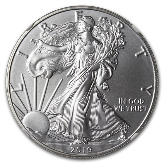 Buy American Silver Eagle MS-69 Obverse Struck Thru | APMEX