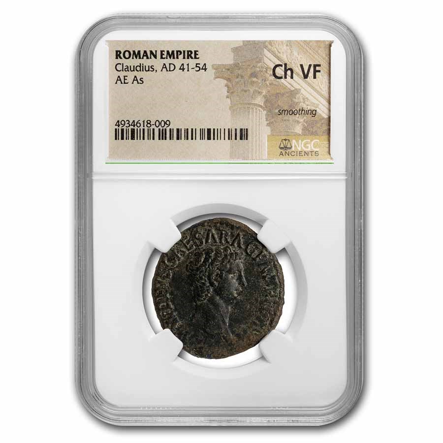 Buy Roman AE As Emperor Claudius (41-54 AD) VF NGC (RIC II 484) | APMEX