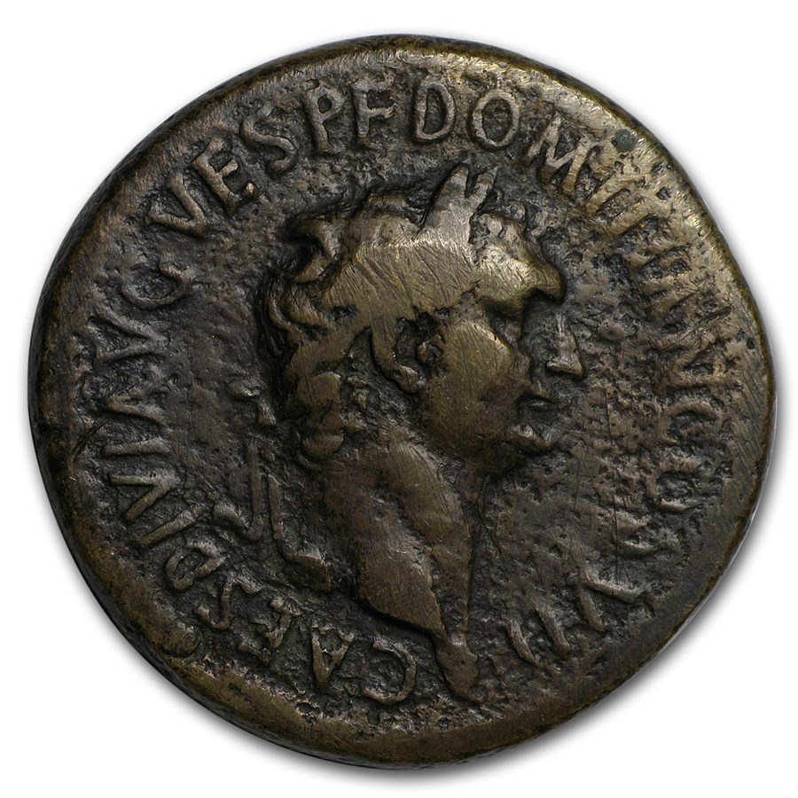 Buy Roman AE Sestertius Domitian as Caesar (81-96 AD) VF NGC Gradi | APMEX
