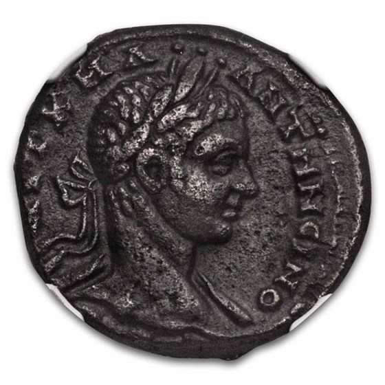 Roman Antioch BI Tetradrachm Elagabalus (218-222 AD) Ch VF NGC