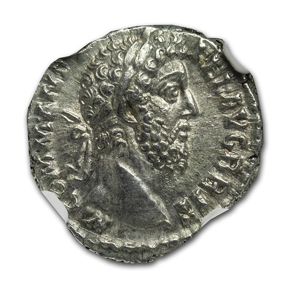 Buy Roman AR Denarius Commodus (177-192 AD) Ch XF NGC (RIC III 169) | APMEX