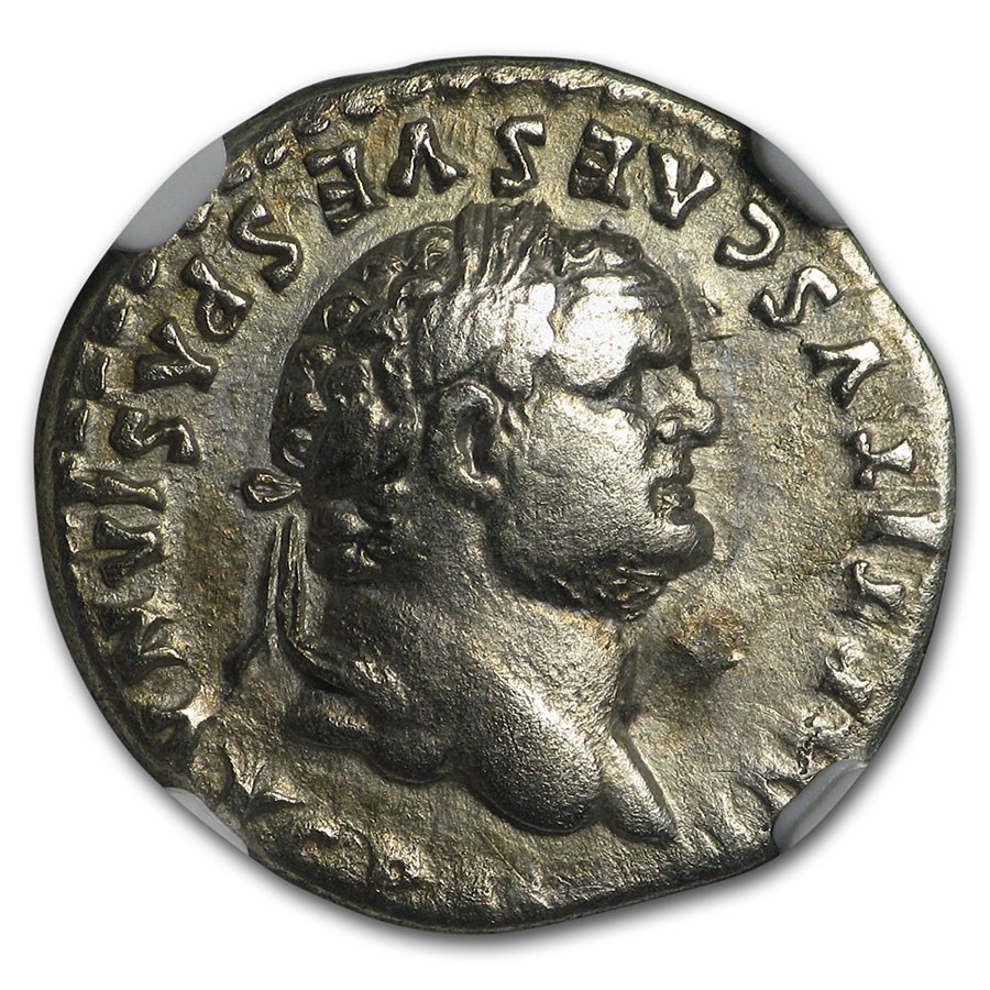 Buy Roman AR Denarius Emp Titus (79-81 AD) Ch VF NGC (RIC II 34) | APMEX