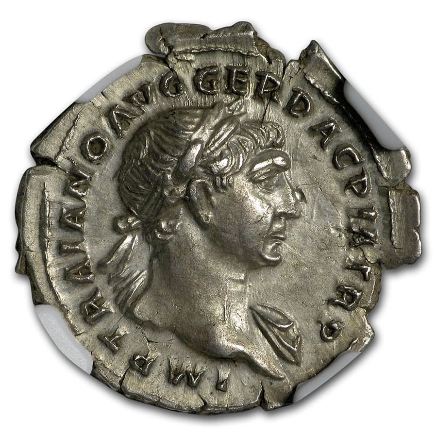 Buy Roman AR Denarius Emp Trajan (98-117 AD) CH AU NGC (RIC II 147b ...