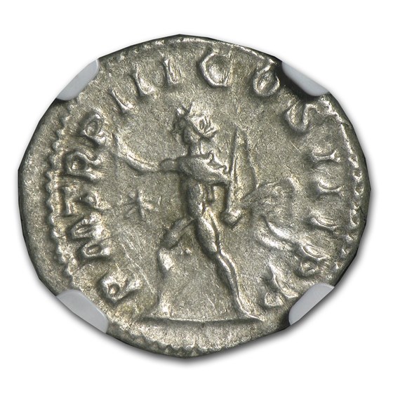 Buy Roman AR Denarius Emperor Elagabalus Ch-XF NGC (218-222 AD) | APMEX