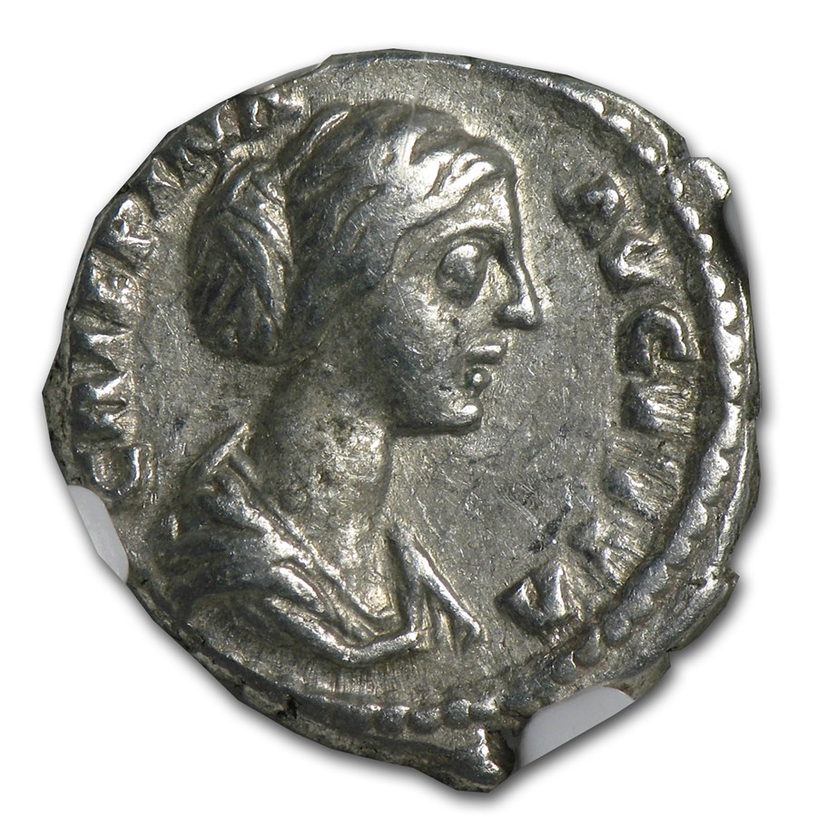 Buy Roman AR Denarius Empress Crispina Ch-VF NGC (177-182/3 AD) | APMEX