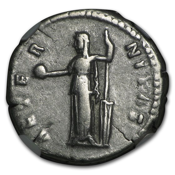 Buy Roman AR Denarius Faustina Sr. (138-140/1 AD) XF NGC (Vault) | APMEX