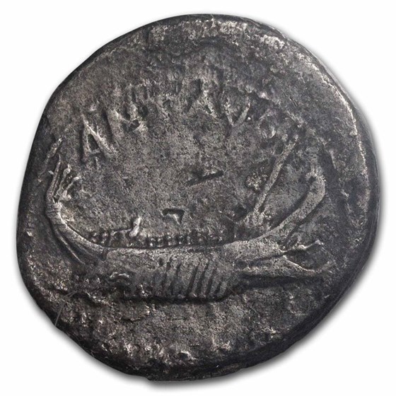 Buy Roman AR Denarius Marc Antony Legion III (30 BC) Ch Fine NGC | APMEX