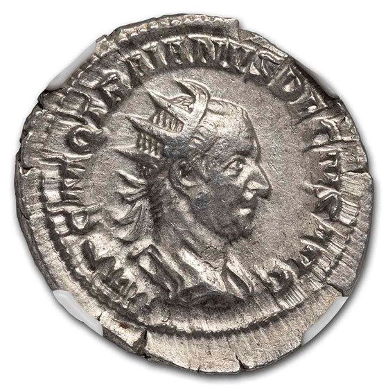 Buy Roman AR Double Denarius Decius (249-51 AD) XF NGC RIC IV 12b | APMEX