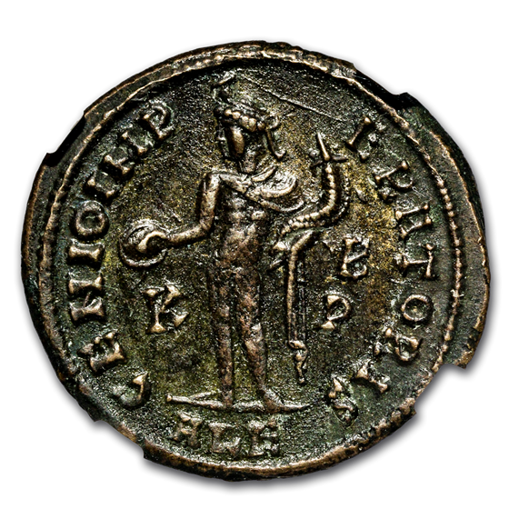 Buy Roman Bronze Nummus Emperor Galerius (305-311 AD) Ch XF NGC Coin ...