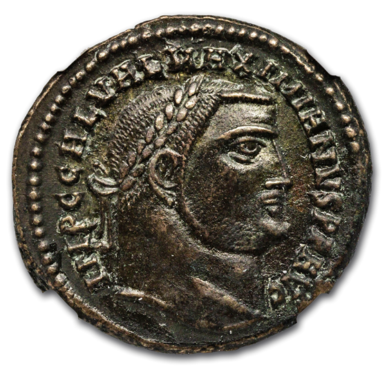 Buy Roman Bronze Nummus Emperor Galerius (305-311 AD) Ch XF NGC Coin ...