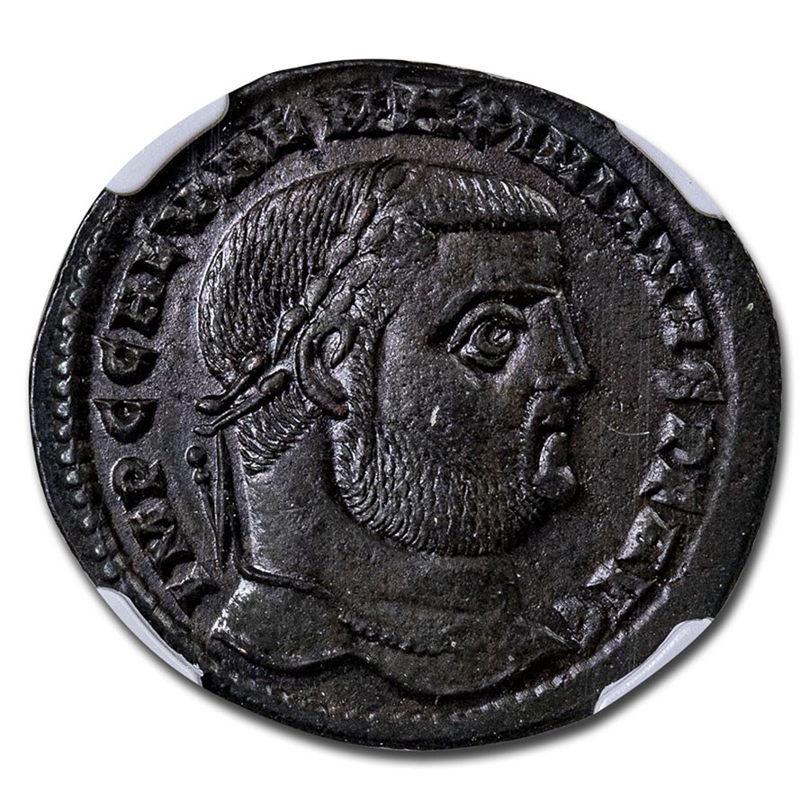 Buy Roman BI Nummus Emperor Galerius (305-311 AD) XF NGC | APMEX