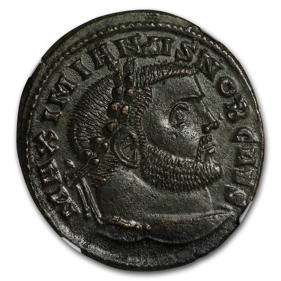 Buy Roman Bronze Nummus Emperor Galerius (305-311 AD) Ch AU NGC | APMEX