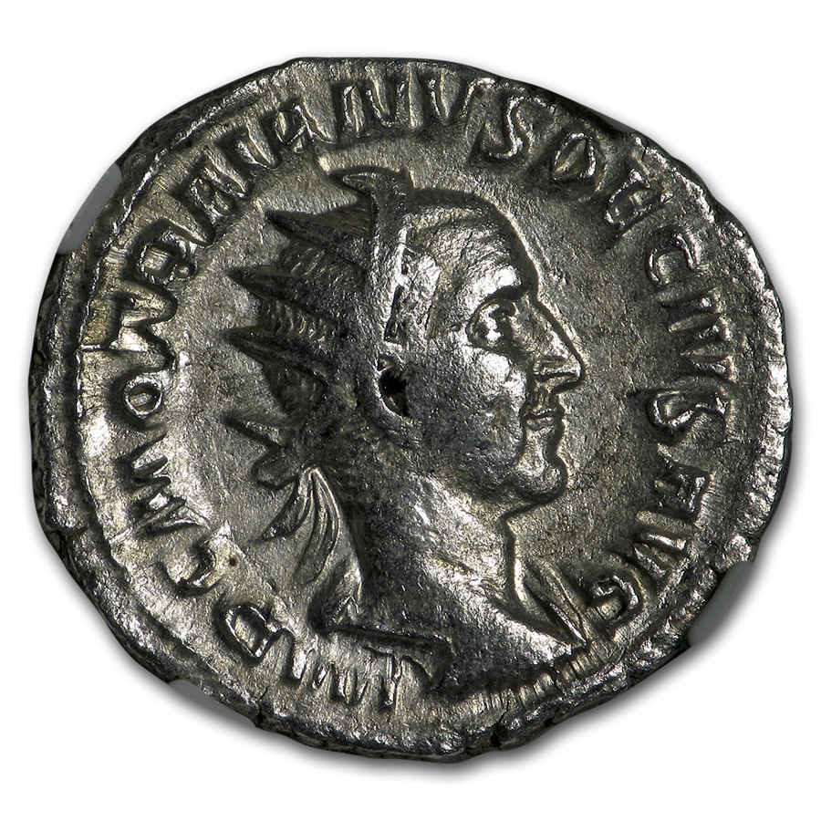 Buy Roman Double Denarius Emp. Trajan Decius (249-251 AD) Ch VF NGC | APMEX