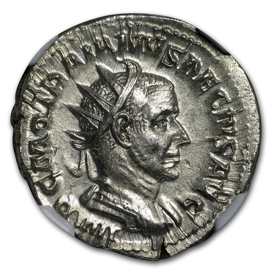 Buy Roman Double Denarius Emperor Trajan Decius (249-251 AD) MS NGC | APMEX