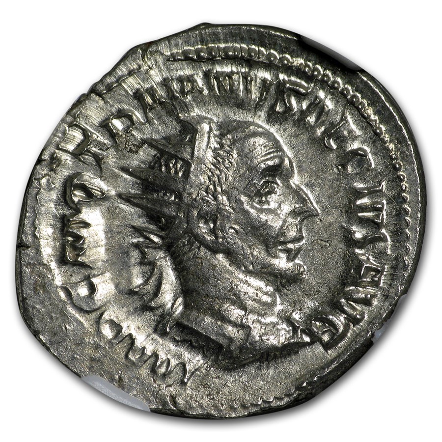 Buy Roman Double Denarius Emperor Trajan Decius (249-251 AD) MS NGC | APMEX