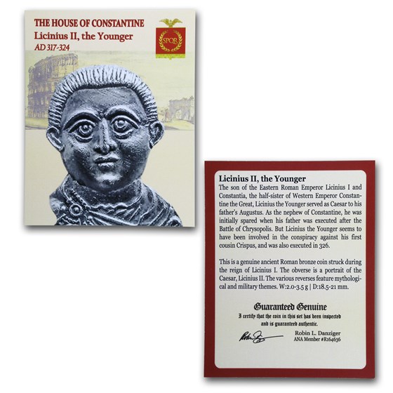 Buy Roman Empire AE3 Emperor Licinius II (317-324 AD) XF NGC | APMEX