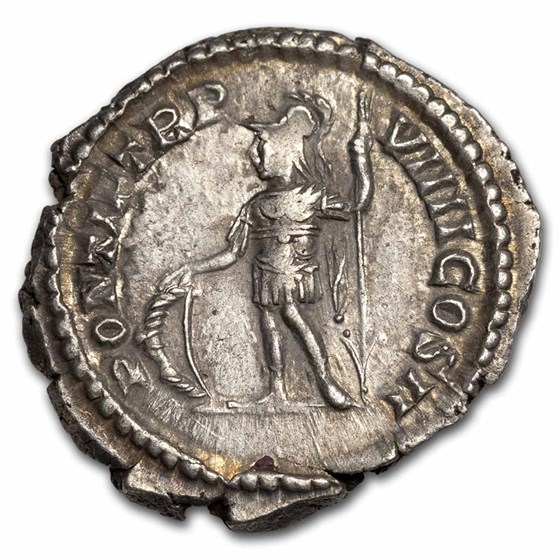 Roman Empire AR Denarius Caracalla (198-217 AD) AU (RIC IV 83)