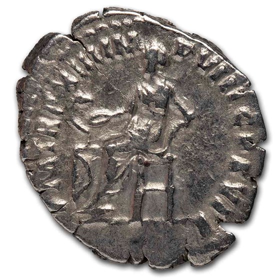 Buy Roman Empire AR Denarius Commodus (177-192 AD) VF (RIC III 169) | APMEX