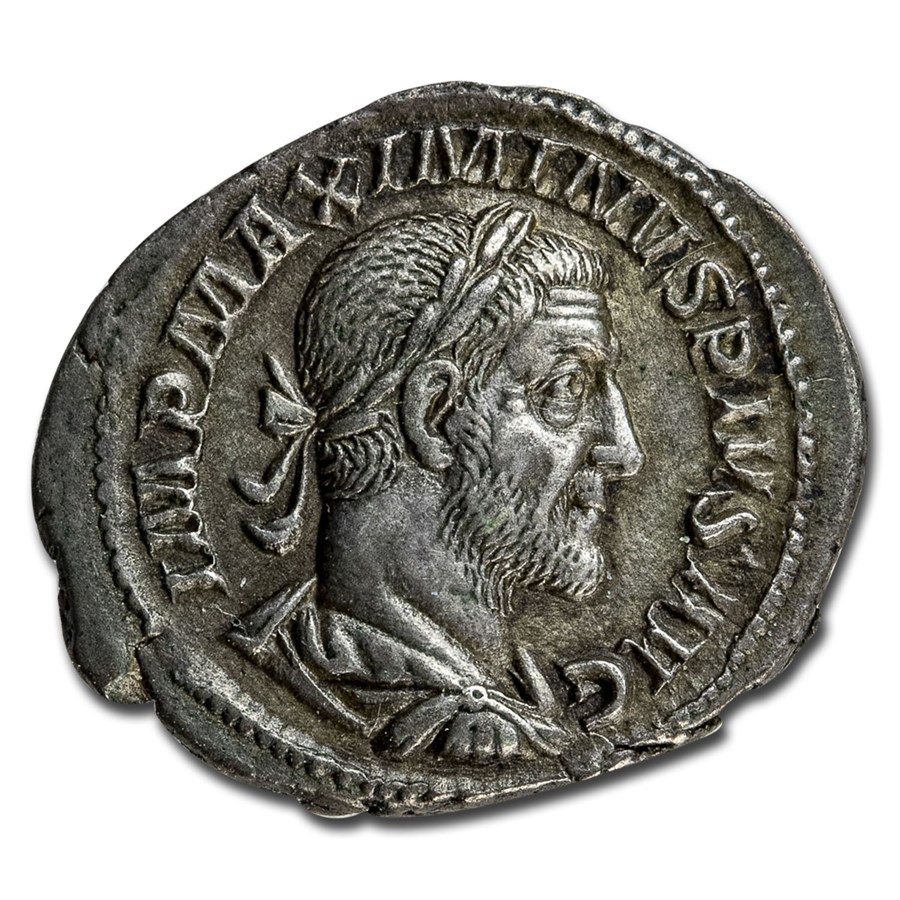 Buy Roman Empire AR Denarius Emp Maximinius I 235 AD XF (RIC IV 7a) | APMEX
