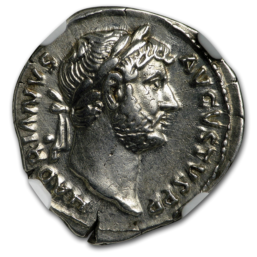 Buy Roman Empire AR Denarius Emperor Hadrian (117-138 AD) Ch XF NGC | APMEX