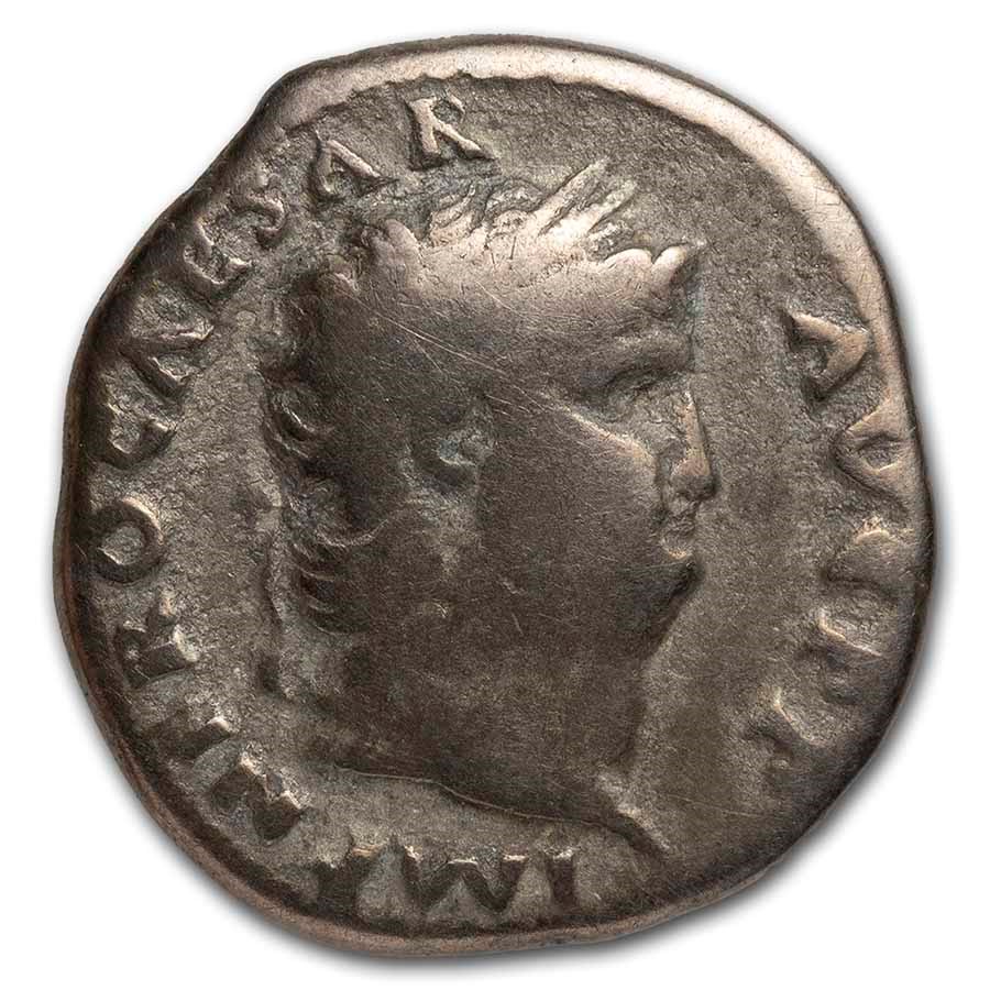 Buy Roman Empire AR Denarius Nero (66-67AD) Fine (RIC I 67) | APMEX