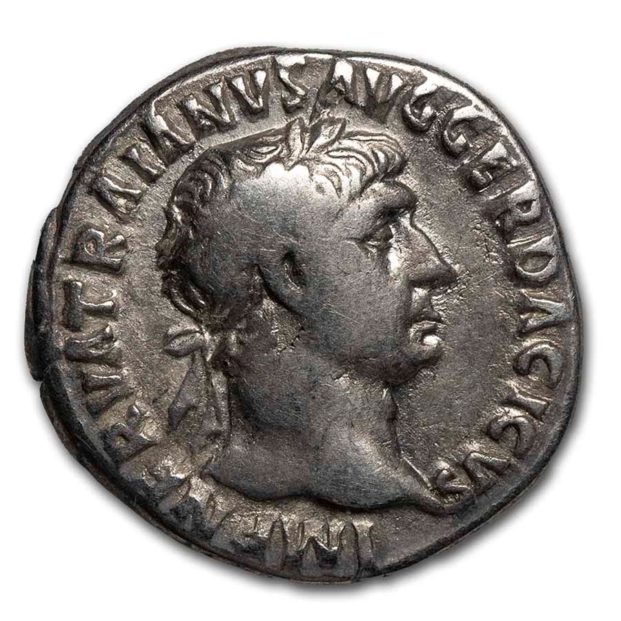 Buy Roman Empire AR Denarius Trajan (98-117 AD) Fine (RIC II 85) | APMEX
