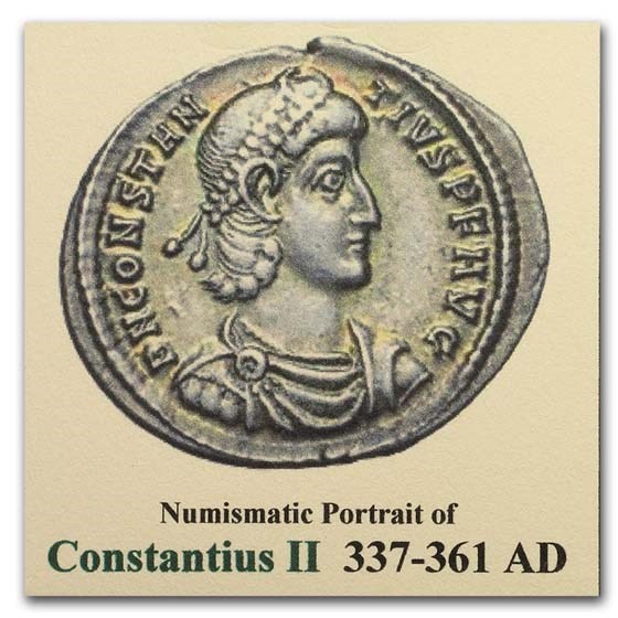 Buy Roman Empire Attributed AE 3/4 Constantius II (AD 337-361) VG-VF ...
