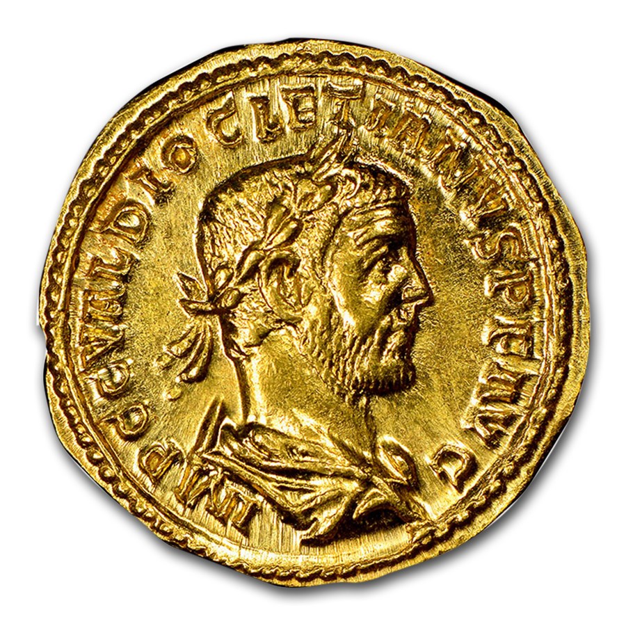 Buy Roman Empire AV Aureus Emperor Diocletian (284-305 AD) MS NGC | APMEX