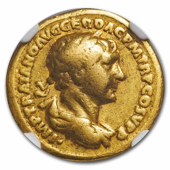 Buy Roman Empire AV Aureus Trajan 98-117 AD Fine NGC | APMEX