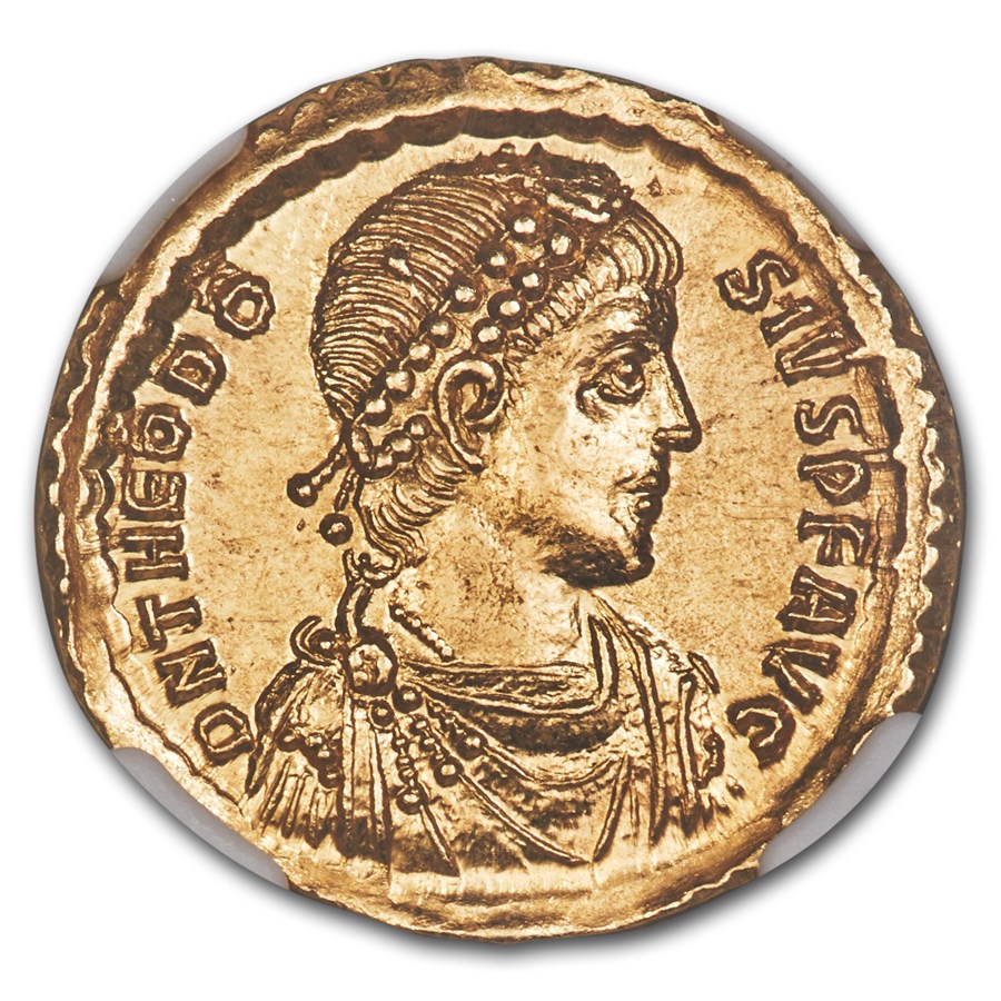 Buy Roman Empire AV Solidus Theodosius I 379-395 AD MS NGC (RICIX70b ...
