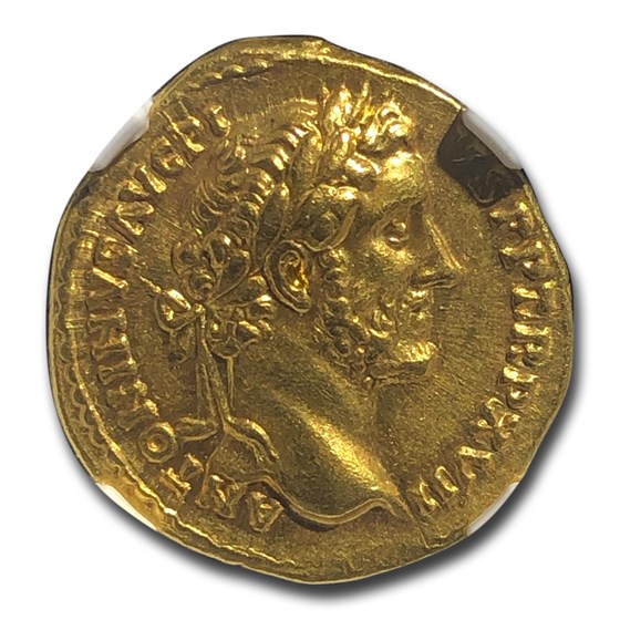 Buy Roman Empire Gold Aureus Antoninus Pius (138-161 AD) AU NGC | APMEX