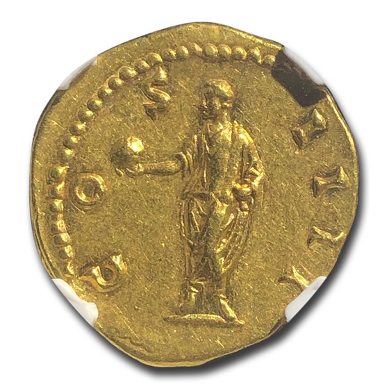 Buy Roman Empire Gold Aureus Antoninus Pius (138-161 AD) AU NGC | APMEX