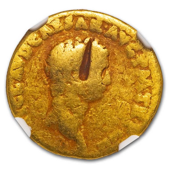 Roman Empire Gold Aureus Claudius (41-54 AD) AG NGC (RIC I 25)